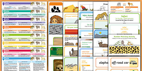 EYFS Safari Continuous Provision Planning Ideas (Ages 2-4)