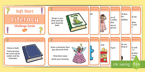 KS1 Busy Box English Challenge Cards