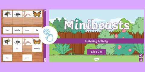 Minibeasts Word Mat