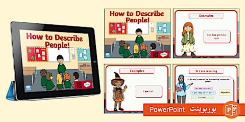 ESL Adjectives of Appearance PowerPoint [Kids, A1-A2]