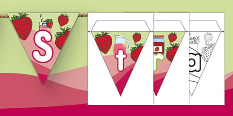 Strawberry Farm Stand Dramatic Play Posters