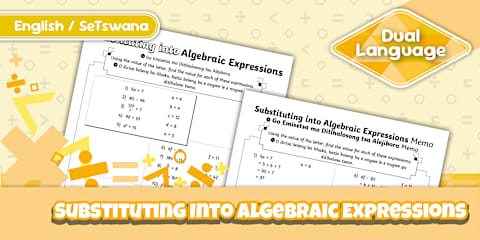 Grade 7 Maths - Term 3 - What Is a Variable? - Notes - Setswana/English ...