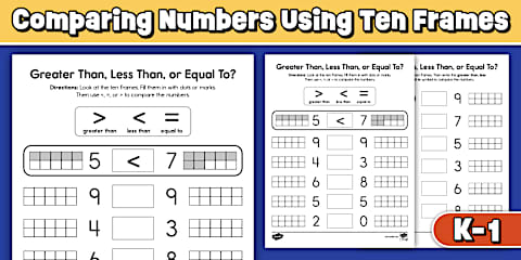 Kindergarten More and Less Train Coloring Worksheet