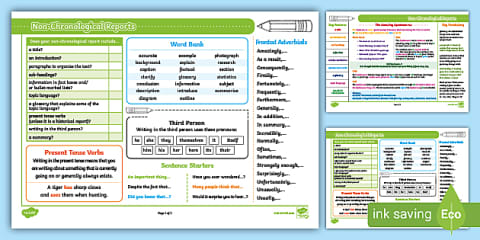 Writing a Non-Chronological Report PowerPoint and Worksheet