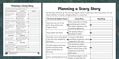 The Curse of Cogston House Reading Comprehension Activity
