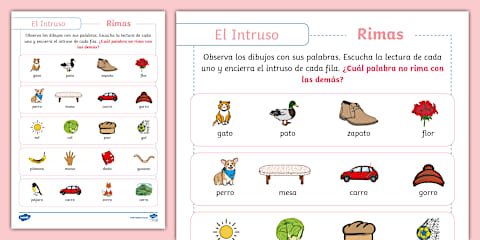 Tarjetas de Rimas: Sonido -ón