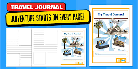 Travel Journal Writing Template