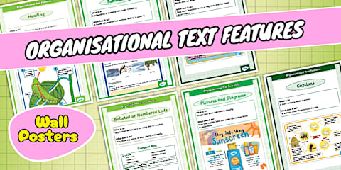 Organisational Features of Texts PowerPoint