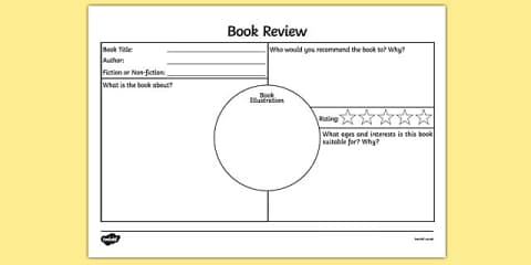 Book Review Writing Template