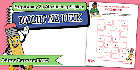 Pagsasanay Sa Alpabetong Filipino: Malaking Titik
