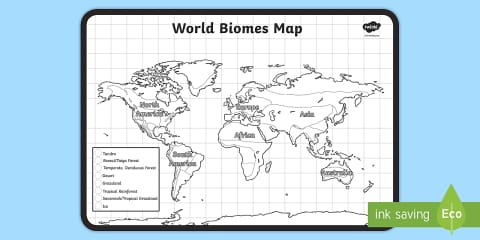 Map of Biomes in Australia | Australia Biome Map