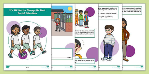 Social Story Waiting Your Turn Booklet