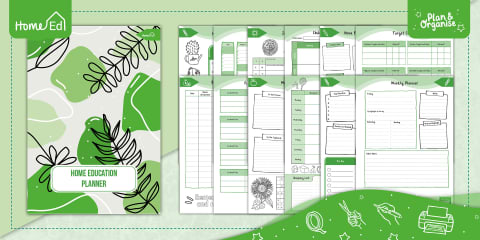 2026 Home Education Digital and Interactive Planner