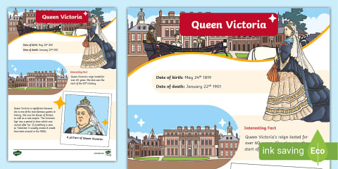 Queen Victoria Reading Comprehension Activity