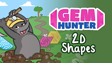 EYFS 2D Shape Monster Interactive Game