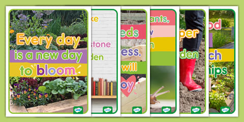 Garden Center Dramatic Play Posters
