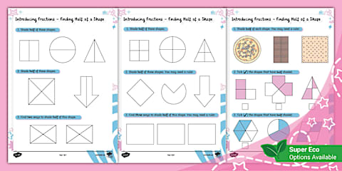 Find a Half of an Object or a Shape | KS1 Maths Concept Video