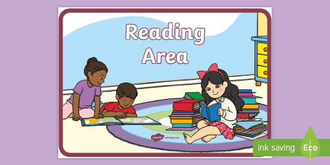 Fairy-Themed Reading Area Sign, Reading Area, Fairy, Display