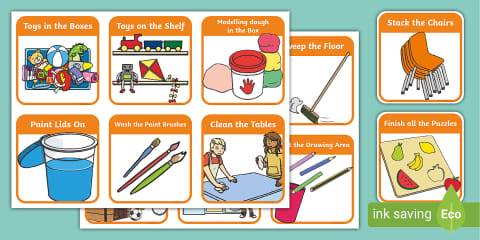 Lunchtime Visual Timetable