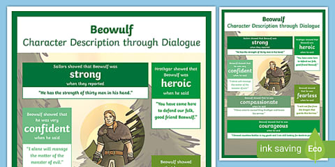Beowulf Reading Comprehension Activity KS2 Primary Resources