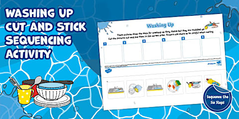 How to Make a Bed Cut and Stick Sequencing Activity