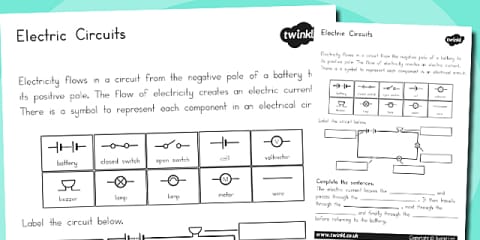 Electrical Circuits Worksheet