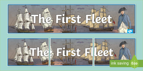 The First Fleet Ships Facts Posters - History - Years 3-6