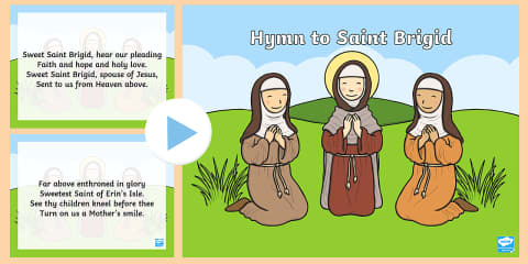 Saint Brigid for Kids | Prayer Display Poster | Twinkl