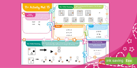 11+ Activity Mat 14