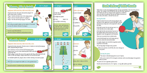 Table Tennis Display Posters