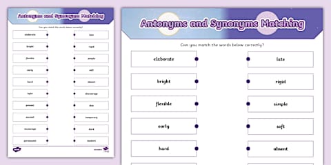Antonyms PowerPoint & Google Slides
