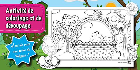 Activité de découpage et collage : Construis ta propre maison