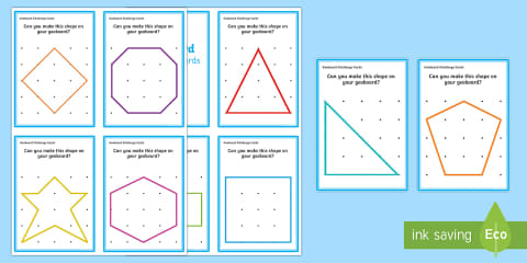 Geoboard Task Cards and Recording Sheet