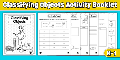 Categorizing and Sorting Objects PowerPoint & Google Slides for PreK-K