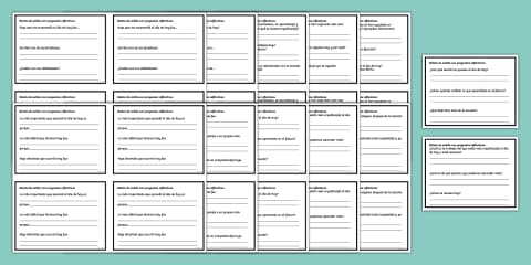 Tickets de salida: 8 alternativas para resumir la Clase