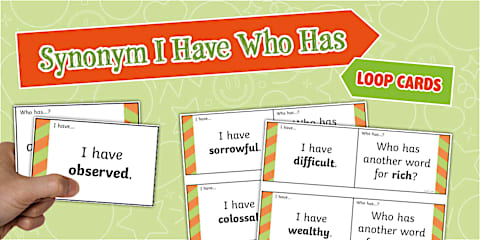 Make Your Own Synonym Spinning Wheel