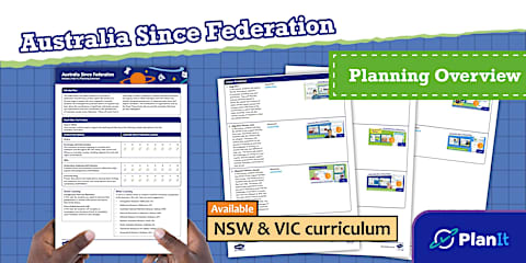 Year 6 HASS History Australia Since Federation Unit PDF
