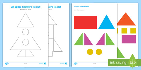 2D Shapes Robot Activity | Twinkl