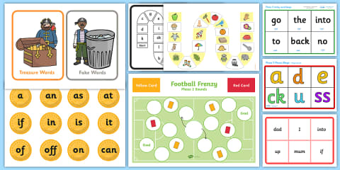 Feed the Shark Phase 2 Phonics Game