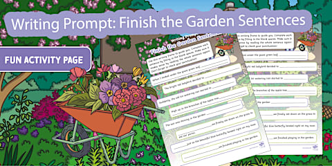 Florist List Writing Frame
