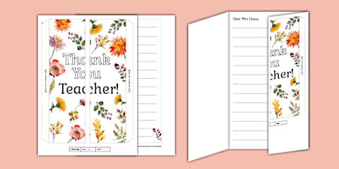 Wildflower Botanical Themed Display Border
