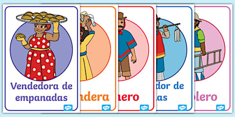 Tapiz de vocabulario: la gente de la época colonial (1810)