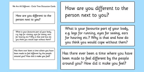 Valuing Diversity by Challenging Stereotypes Challenge Cards