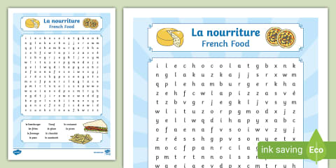 La Pâtisserie French Pastries Word Search - KS2 - Twinkl