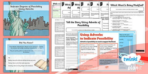 Year 5 and 6 Grammar Using Modal Verbs or Adverbs to Indicate ...