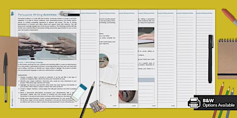 Fun Persuasive Writing Game | Primary Resources