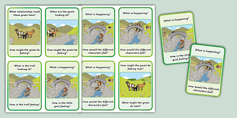 The Three Billy Goats Gruff Emotions Inference Worksheet