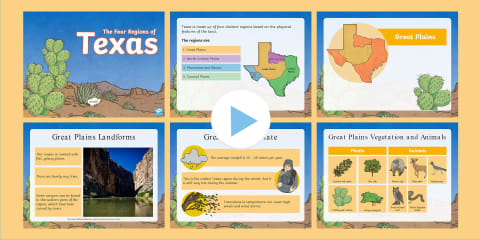 Region of Texas Travel Brochure Project With Rubric for 3rd-5th Grade