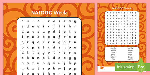 NAIDOC Week Word Search