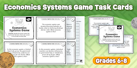 Supply & Demand in the Marketplace Graphic Organizer for 6th-8th Grade